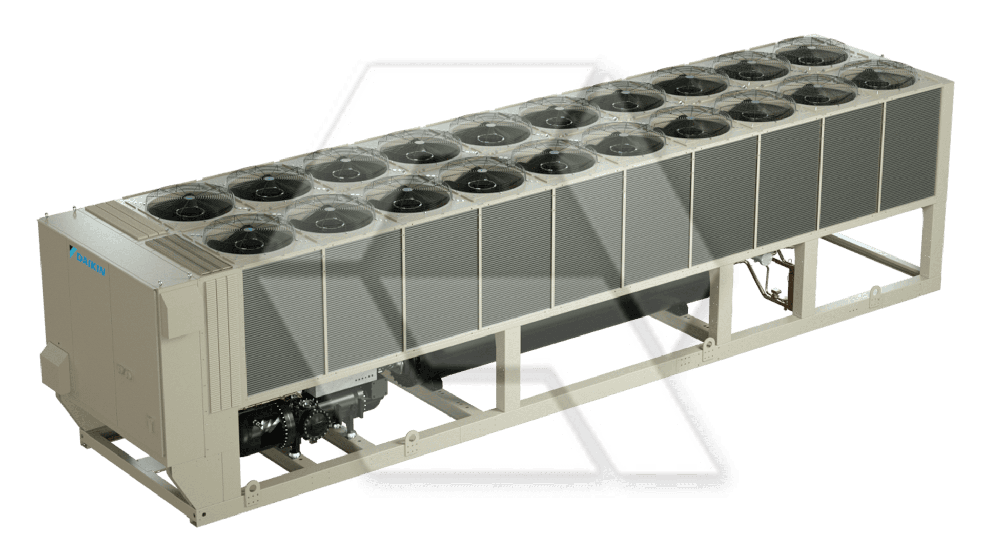 The Technicians of Air Conditioning Equipment – Air-Cooled Chillers ...